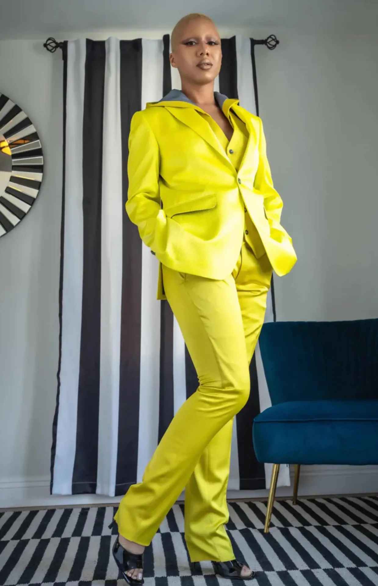 The Neon Edge Suit | Bella Sera Bridal NH